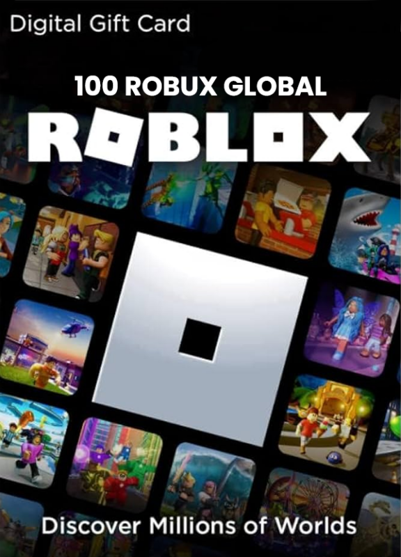Roblox Gift Card - 100 Robux GLOBAL | Juegos Digitales Honduras